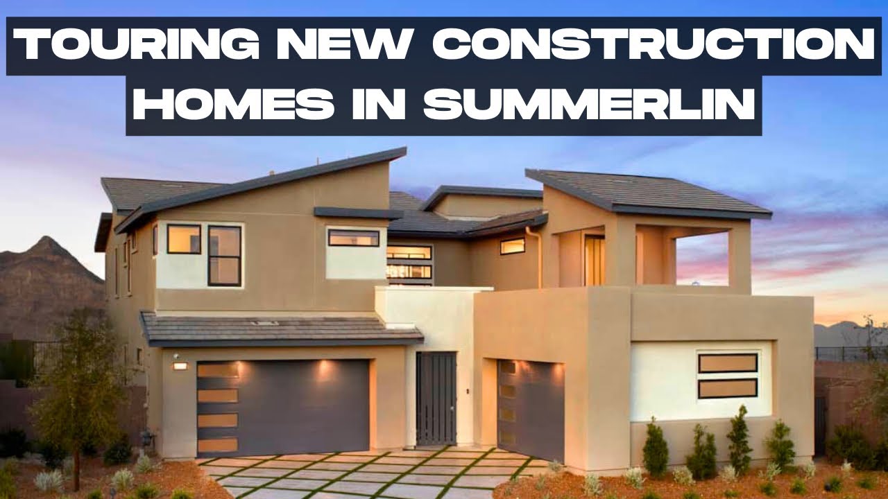 Touring Stunning New Homes in Summerlin | $833K+ | Las Vegas - YouTube