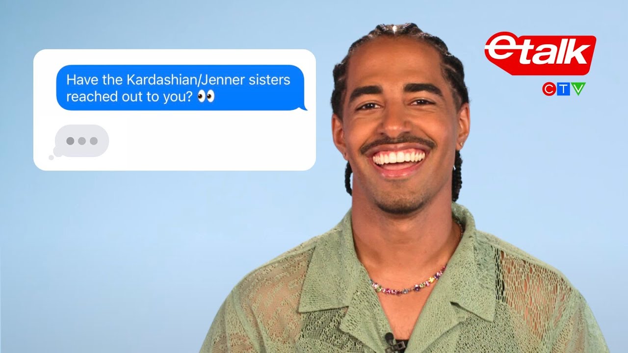 Boman Martinez-Reid Texts His Fans | Etalk - YouTube