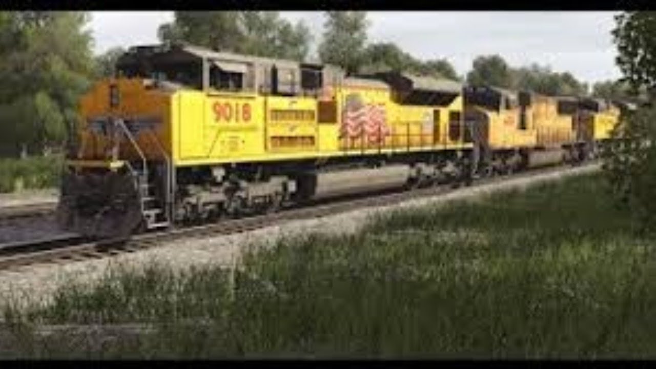 Attempting to go over the entire mega route! Trainz 2019 - YouTube