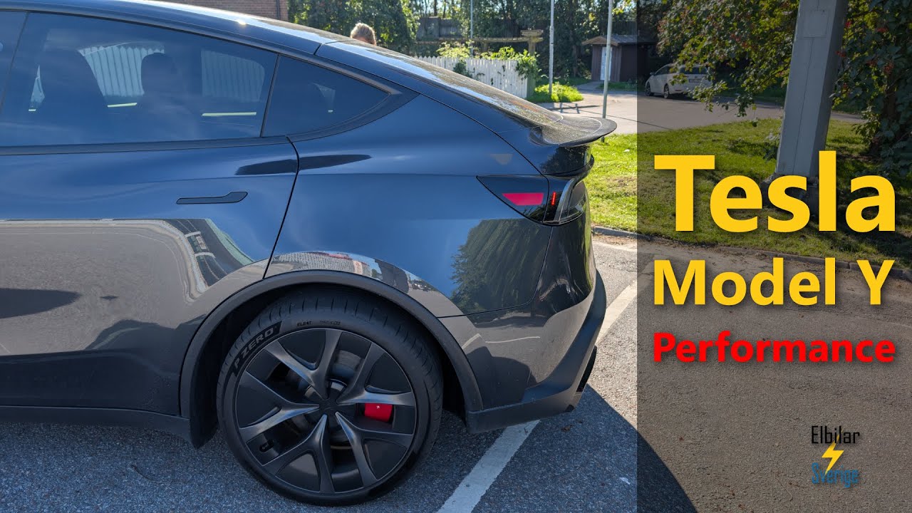 Kort provkörning av Tesla Model Y Performance - YouTube