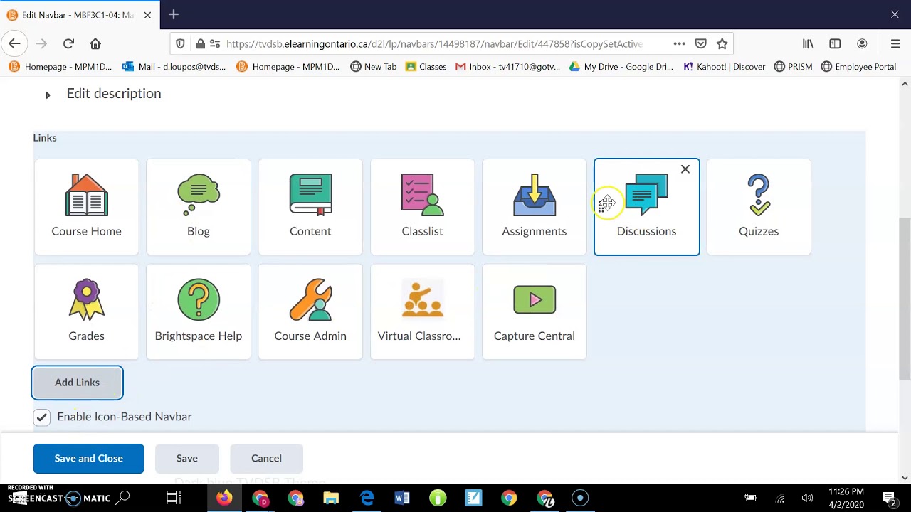Brightspace - Navbar - YouTube