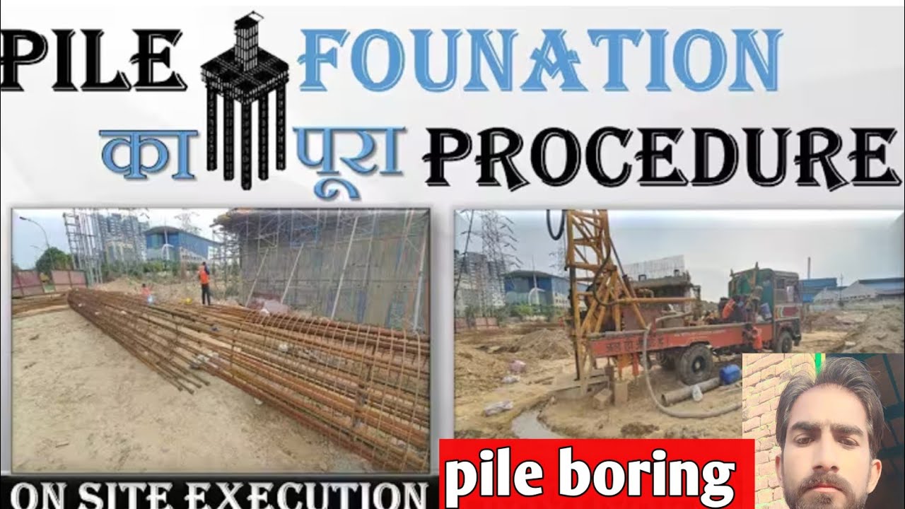Pile boring process / how to pile boring foundation / deep foundation ...