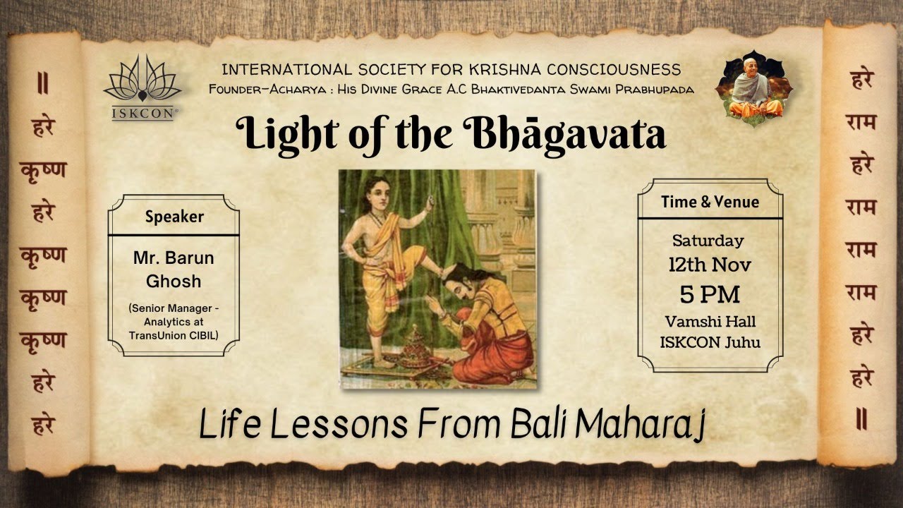 Life Lessons From Bali Maharaj by Mr. Barun Ghosh | 12th Nov, 2022 ...