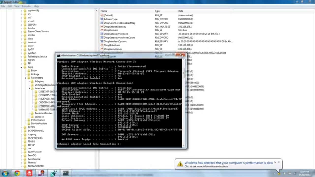Windows 7 Optimization Tutorial! - Reduce your ping! (myTechTips) Part ...
