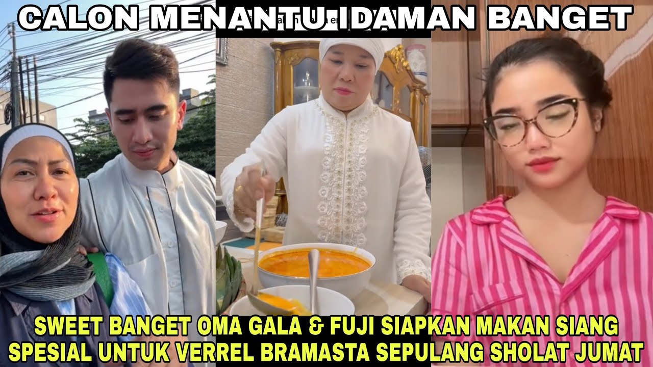 Sweet Banget Oma Gala & Fuji Siapkan Makan Siang Spesial untuk Verrel ...