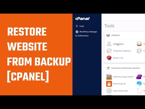 How To Restore Wordpress Website From Backup In Cpanel