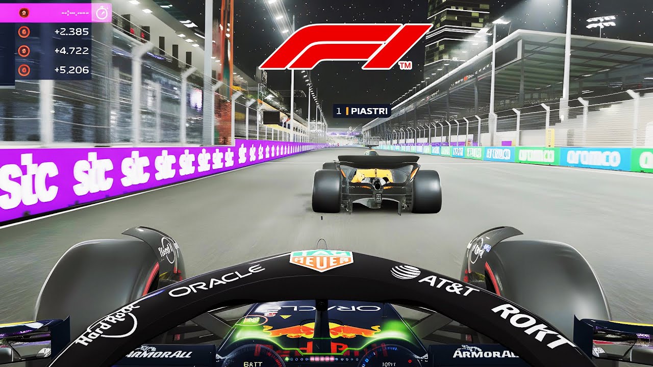 F1 25 ULTRA REALISTIC Piastri vs Verstappen (Saudi Arabia GP) - YouTube