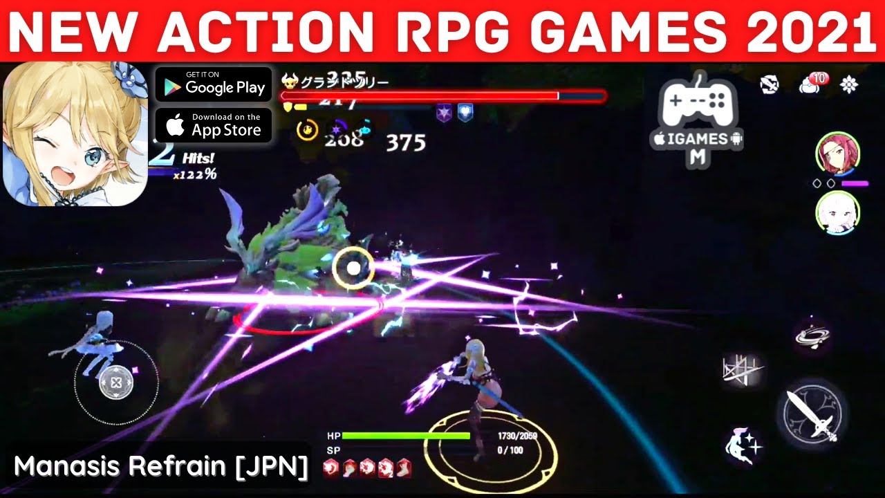 NEW ACTION RPG GAMES 2021 | Manasis Refrain [JPN] | AVAILABLE NOW FOR ...