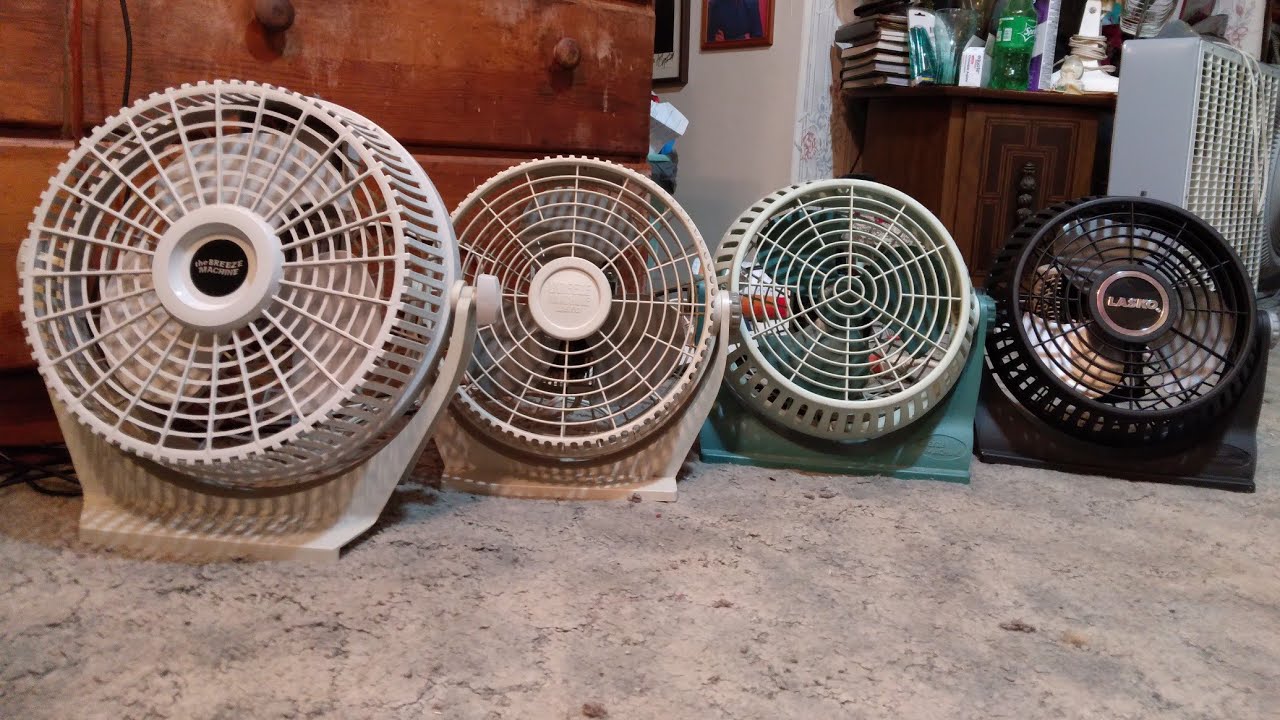 Lasko Breeze Machine fan collection - YouTube