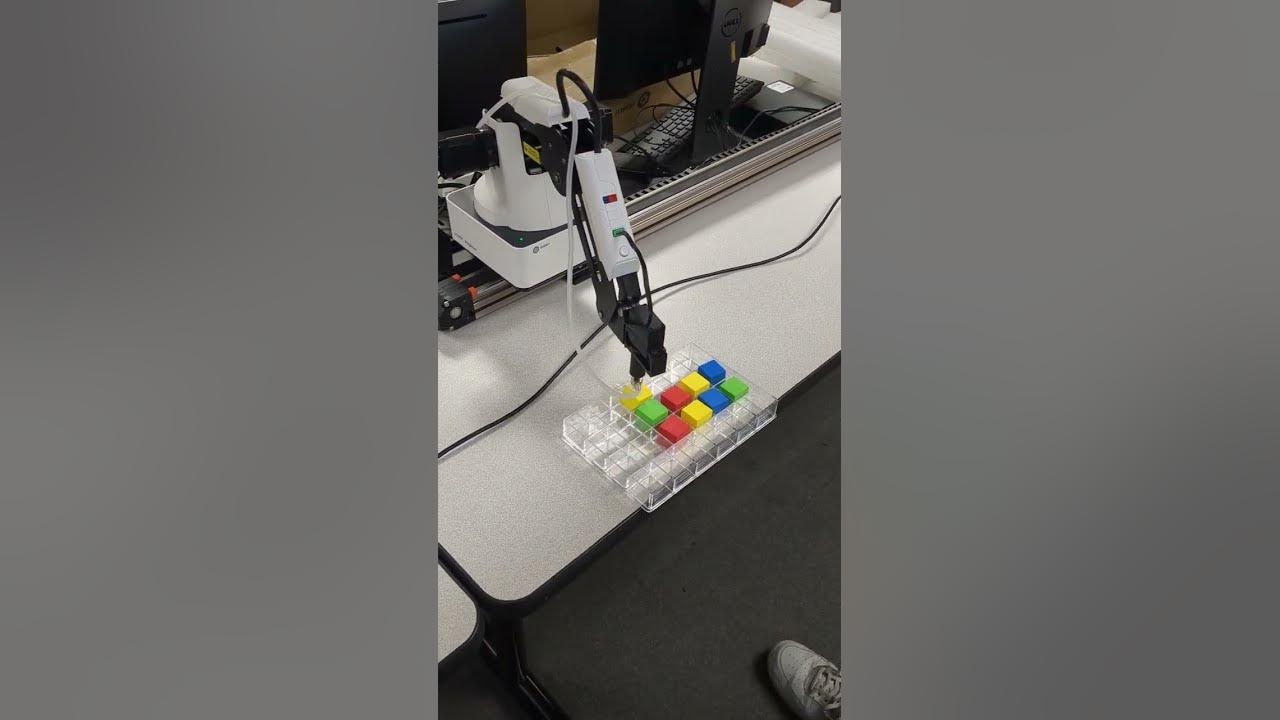 Dobot Magician Rail and Suction Cup Demo - YouTube