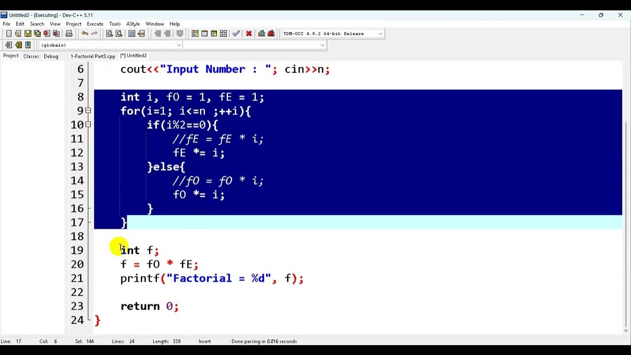 12-Factorial with CPP in DSA | Data Structures and Algorithms in C/C++ - YouTube