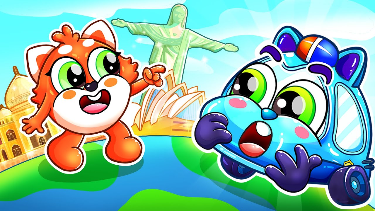 Travel The World Song | Famous Landmarks Pictures + More Nursery Rhymes ...