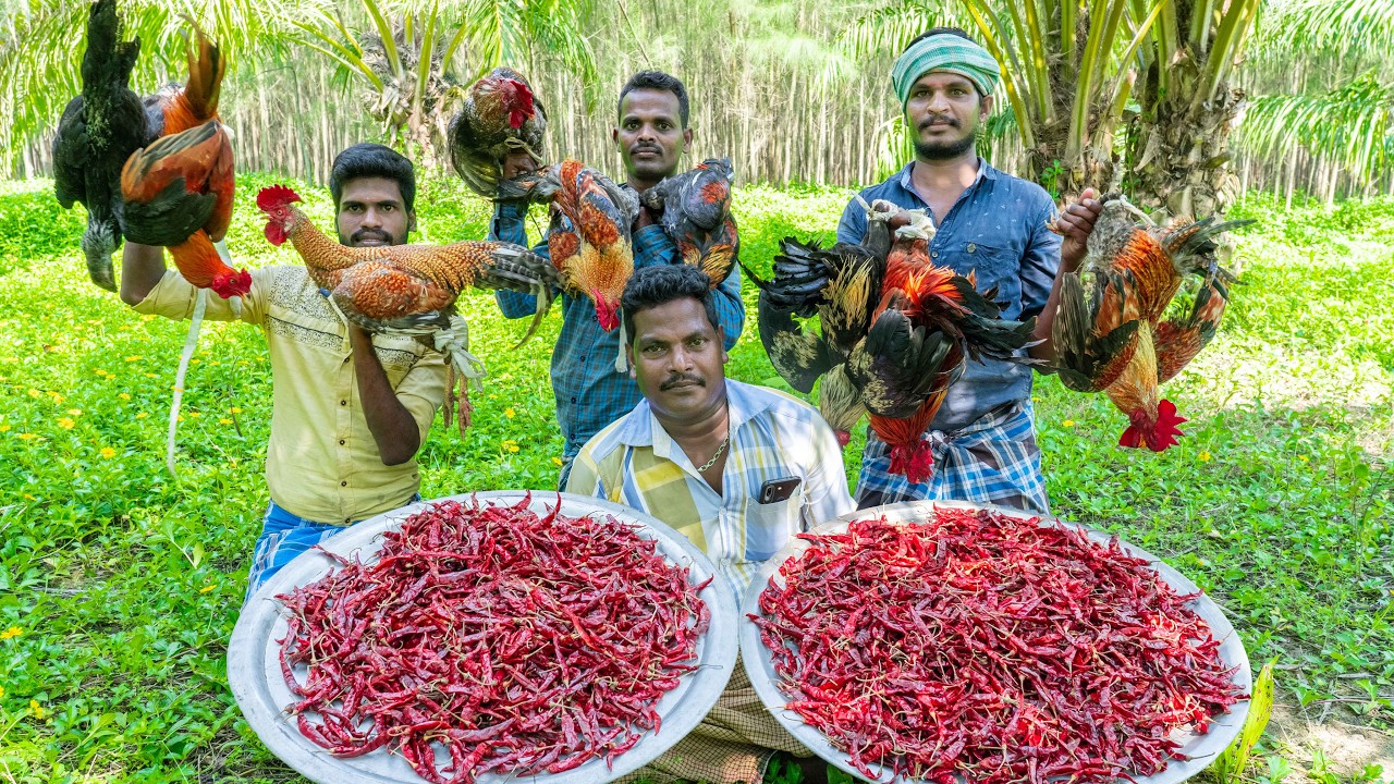 RED CHILLY Chinthamani Chicken Recipe | Traditionally making chicken ...