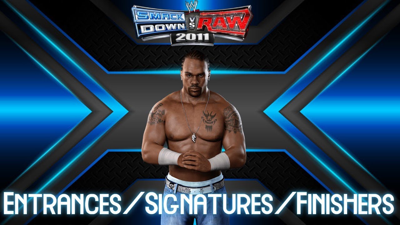 WWE Smackdown vs Raw 2011 Entrances/Signatures/Finishers: Shad - YouTube
