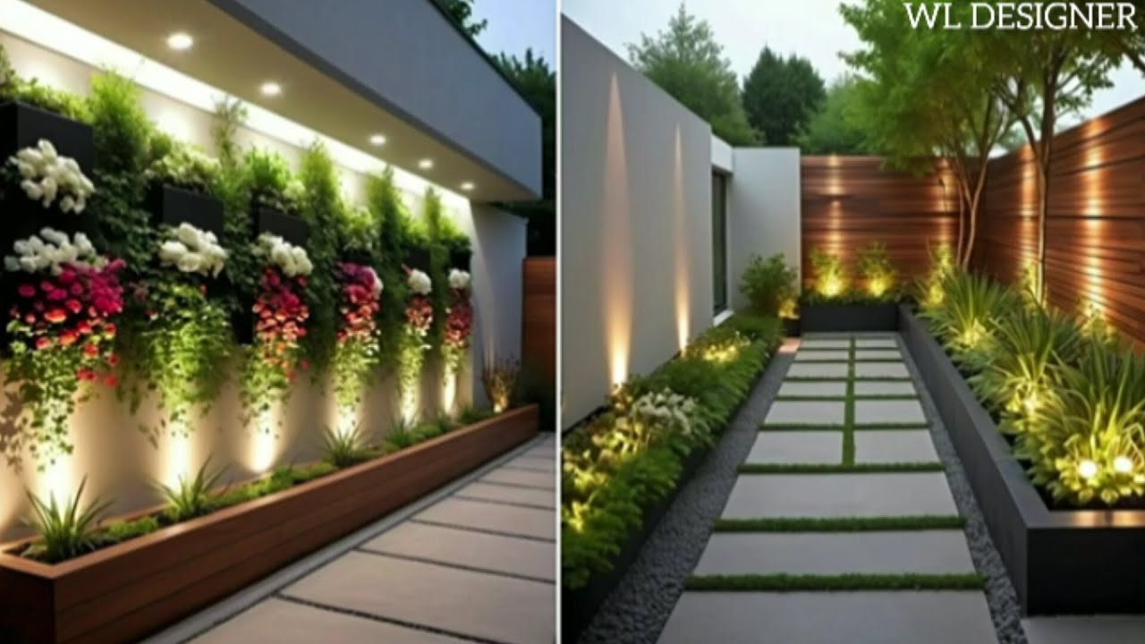 NOVAS Ideias de Design de Paredes de Jardim em Casa 2024 | Ideias de ...