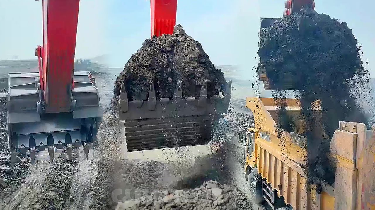 The Process Of Mining And Transporting Rare Earth Ores P212 #excavator ...