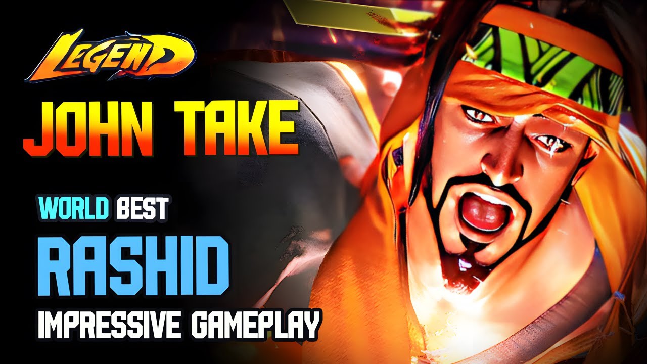 SF6🔥 JohnTakeUchi (RASHID) Energetic Gameplay & Combos ! Best Ranked ...
