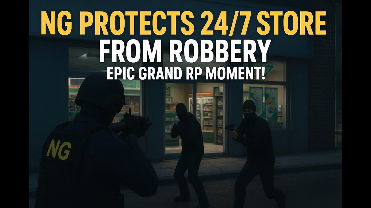 🔥 "NG Protects 24/7 Store from Robbery | Epic Grand RP Moment!" | GTA 5 ...