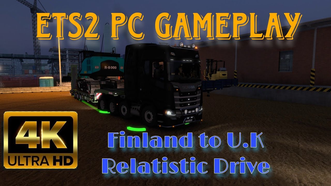 EURO TRUCK SIMULATOR 2|ETS2|PC GAMEPLAY|CARGO DELIVERY FROM PORI(FIN ...