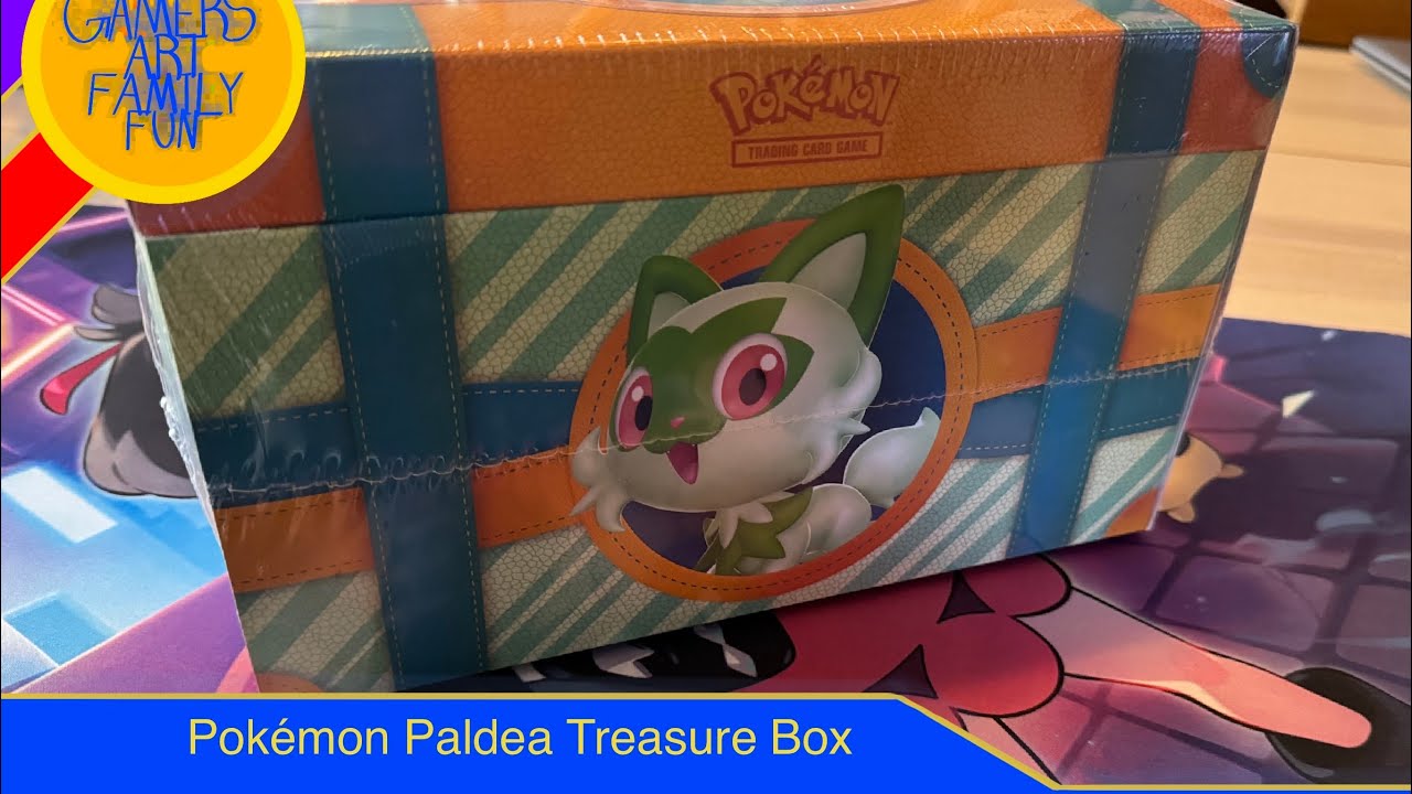 Pokémon Paldea Treasure Chest Opening - YouTube