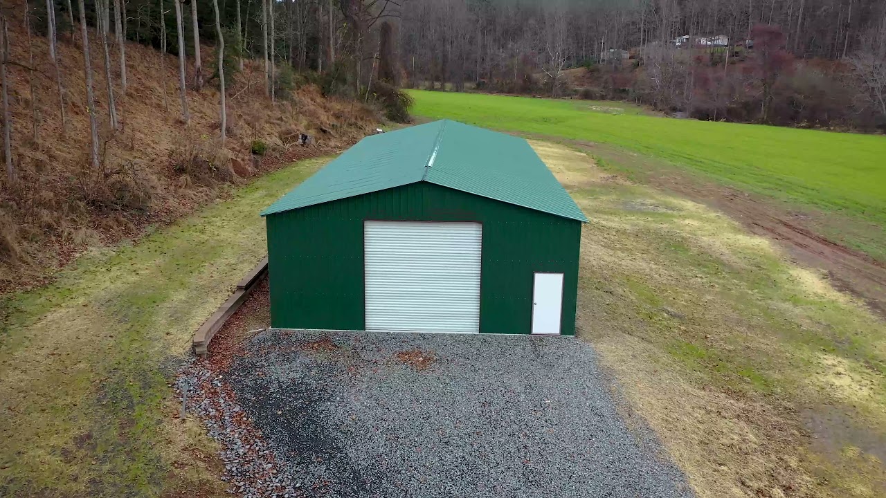 Time-lapse Commercial Structure Build – 32x80 Metal Building ...