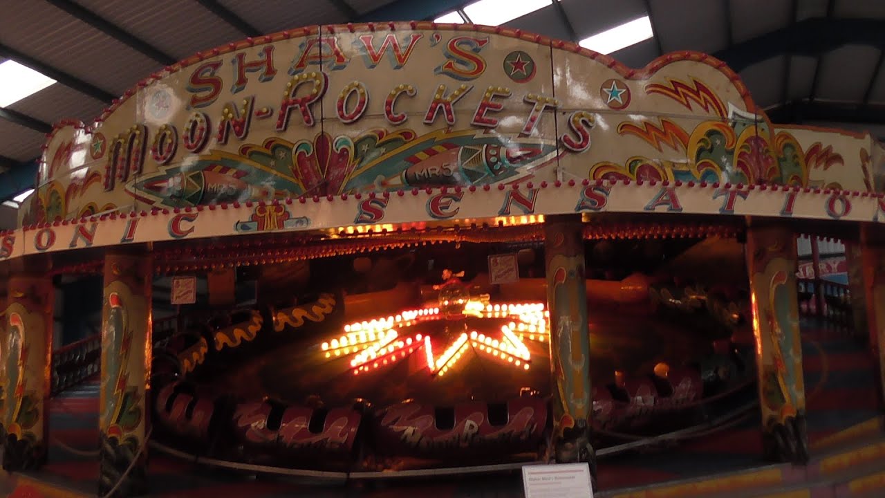 Moonrockets funfair ride POV, Dingles Heritage fairground, Devon - YouTube