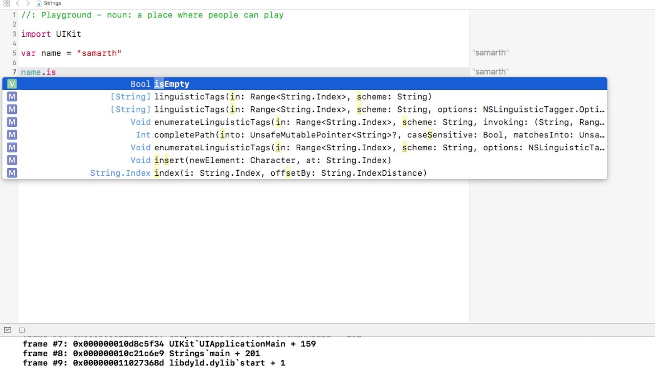 Strings In Swift 3 0 YouTube Strings In Swift 3 0 YouTube