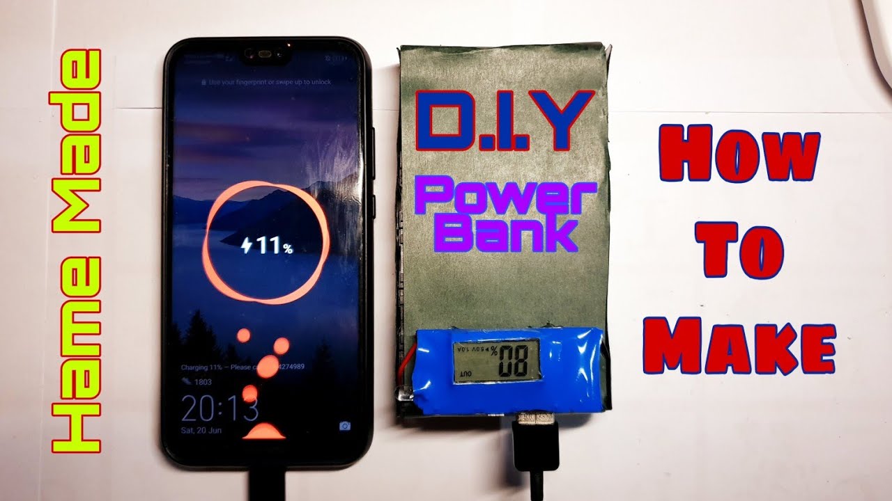 How to make power bank - YouTube
