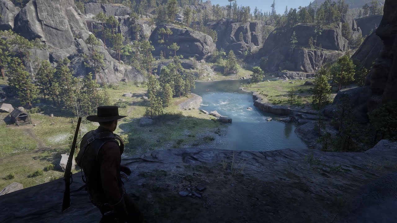 Red Dead Redemption 2 - Walking From Riggs Station To Granite Pass ...