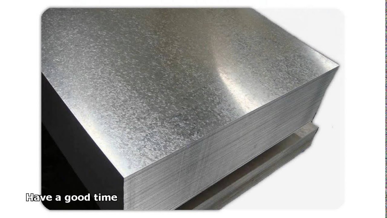 galvanised steel - YouTube