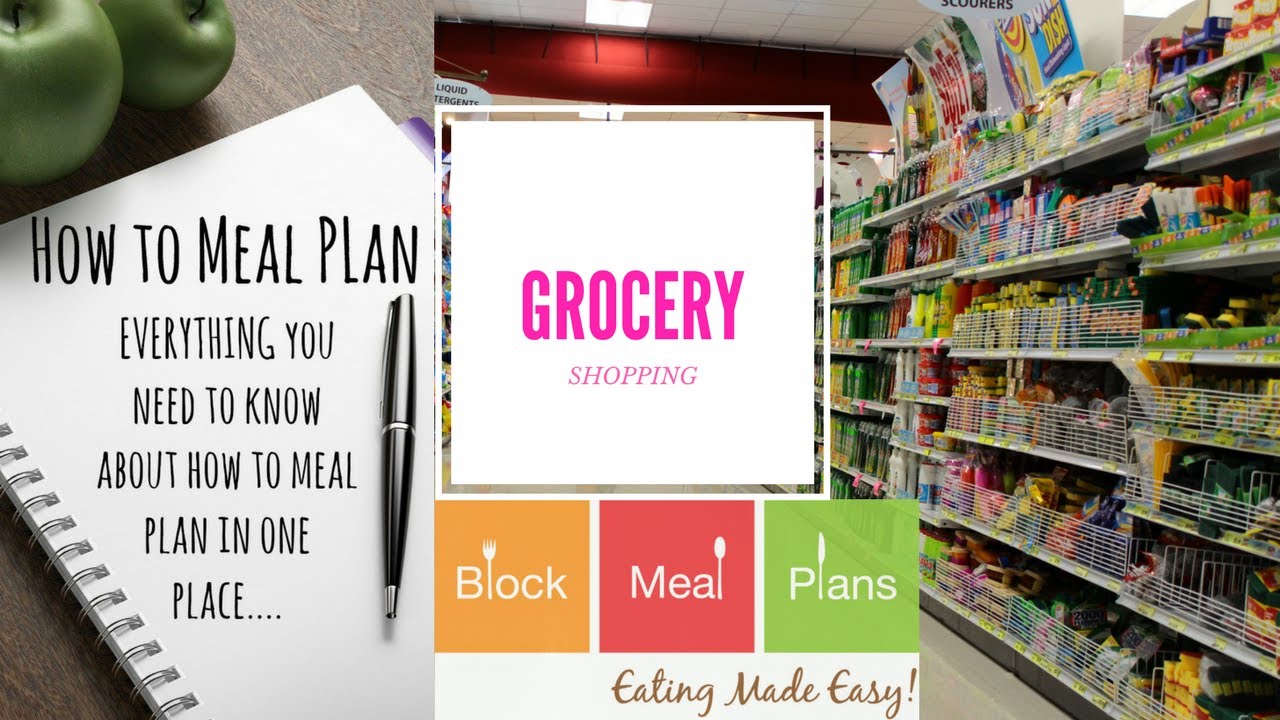 How To Meal Plan | Meal Planning 101 | Sneaky Grocery Shopping Vlog ...