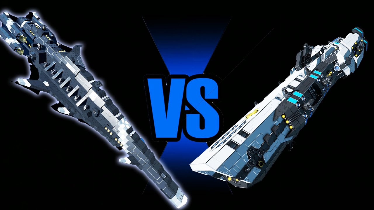 D-37 Timberwolf VS RSC Eridanus ( Space Engineers Epic Battle EP22 ...