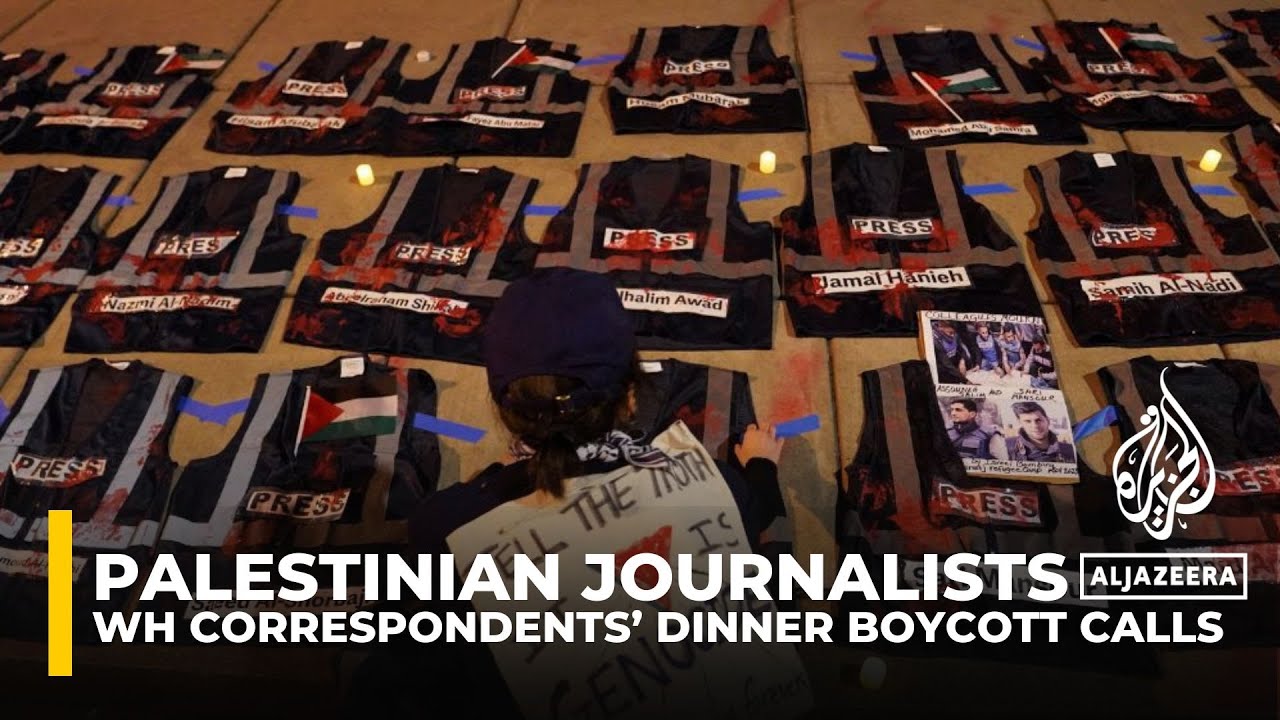 Palestinian journalists call for boycott of White House correspondents ...