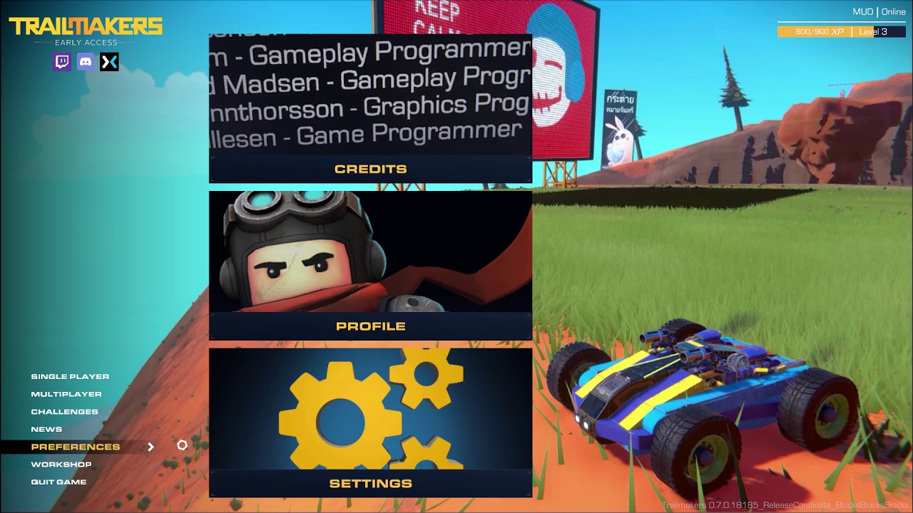 Trailmakers 0.7.0 crash exiting build mode - connection error - YouTube