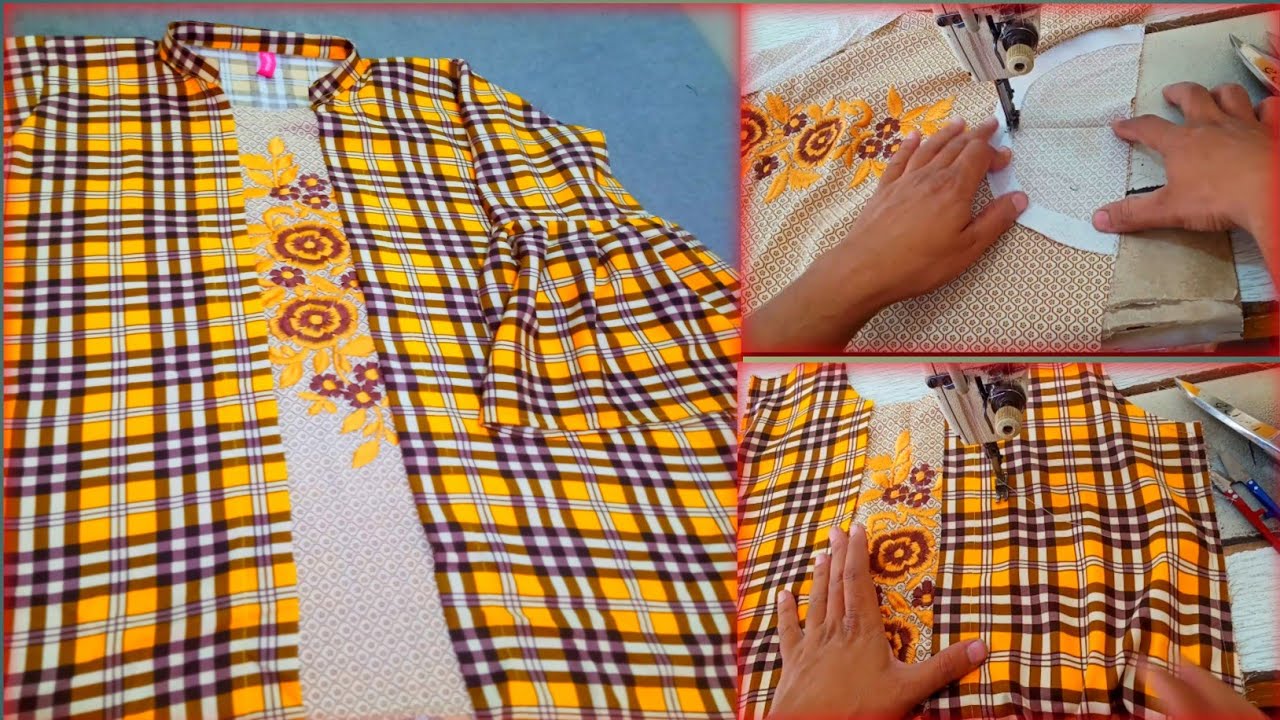 Ladies Coat Inner Stitching and Cutting Tricks - YouTube