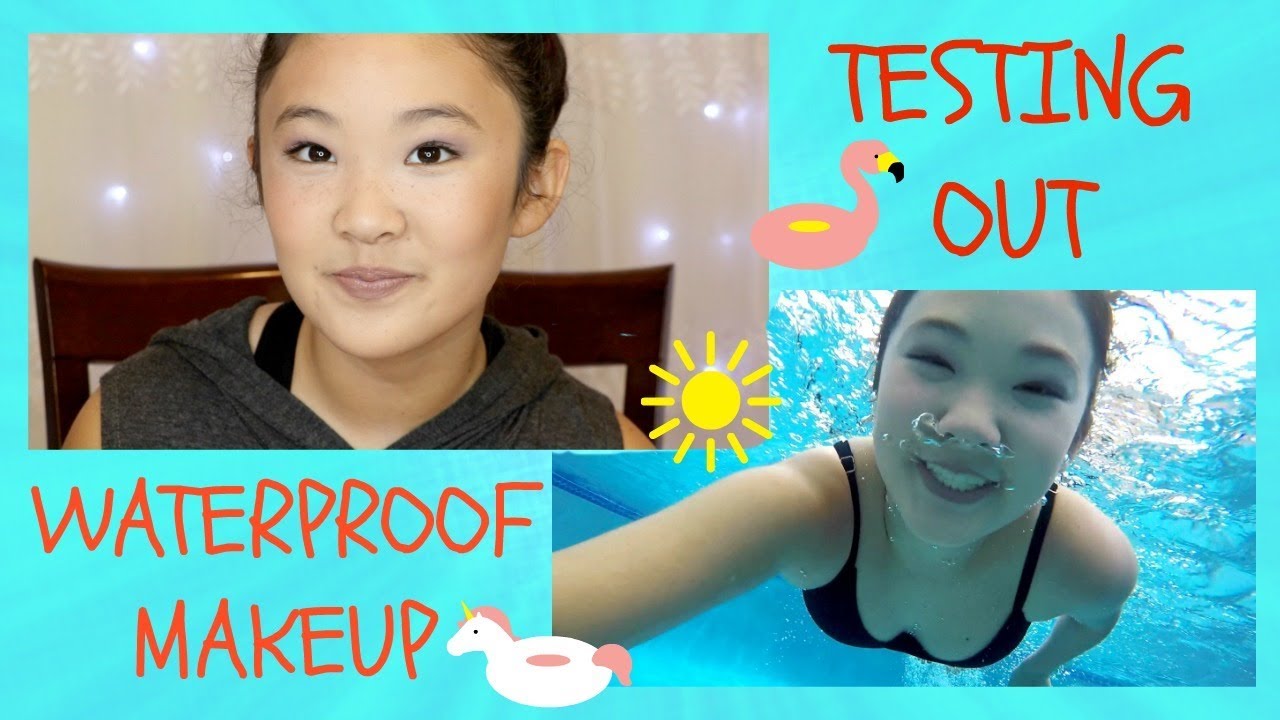 TESTING OUT WATERPROOF MAKEUP! 🧜🏼‍♀️ - YouTube