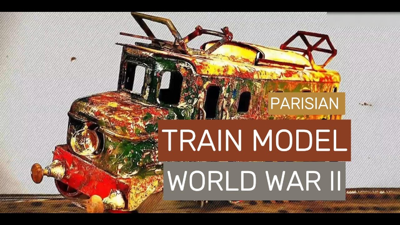 Restoration of the Perfect Paris JEP Electric Train Model from WWII ...