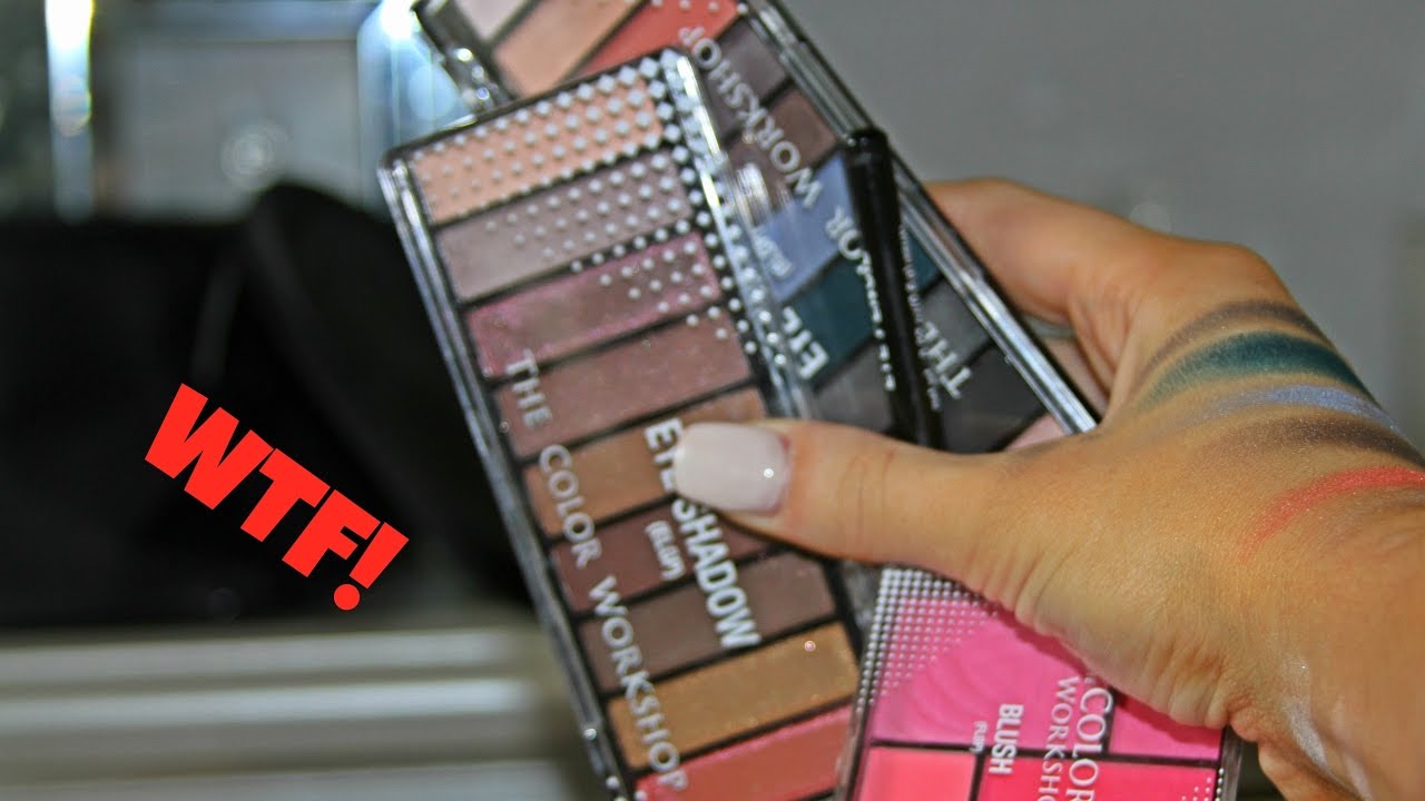 TESTING/SWATCHING 99 cent MAKEUP! - YouTube