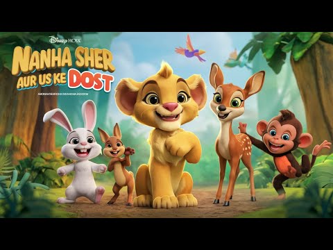 Nanha Sher Aur Us Ke Dost | Bed Time Story | Sadia's Fun Animation