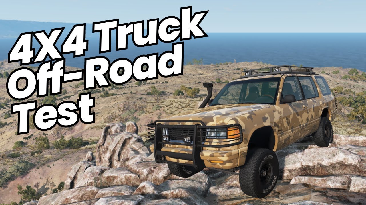 Testing 4X4 Truck on off-road Track | BeamNG.Drive | BeamNG.Drive ...