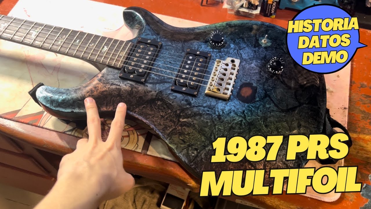 La legendaria guitarra #1 de Cerati || 1987 PRS Multifoil Special ...