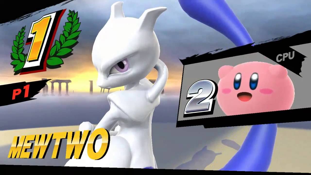 Derpy kirby v.s chromium mewtwo read description - YouTube