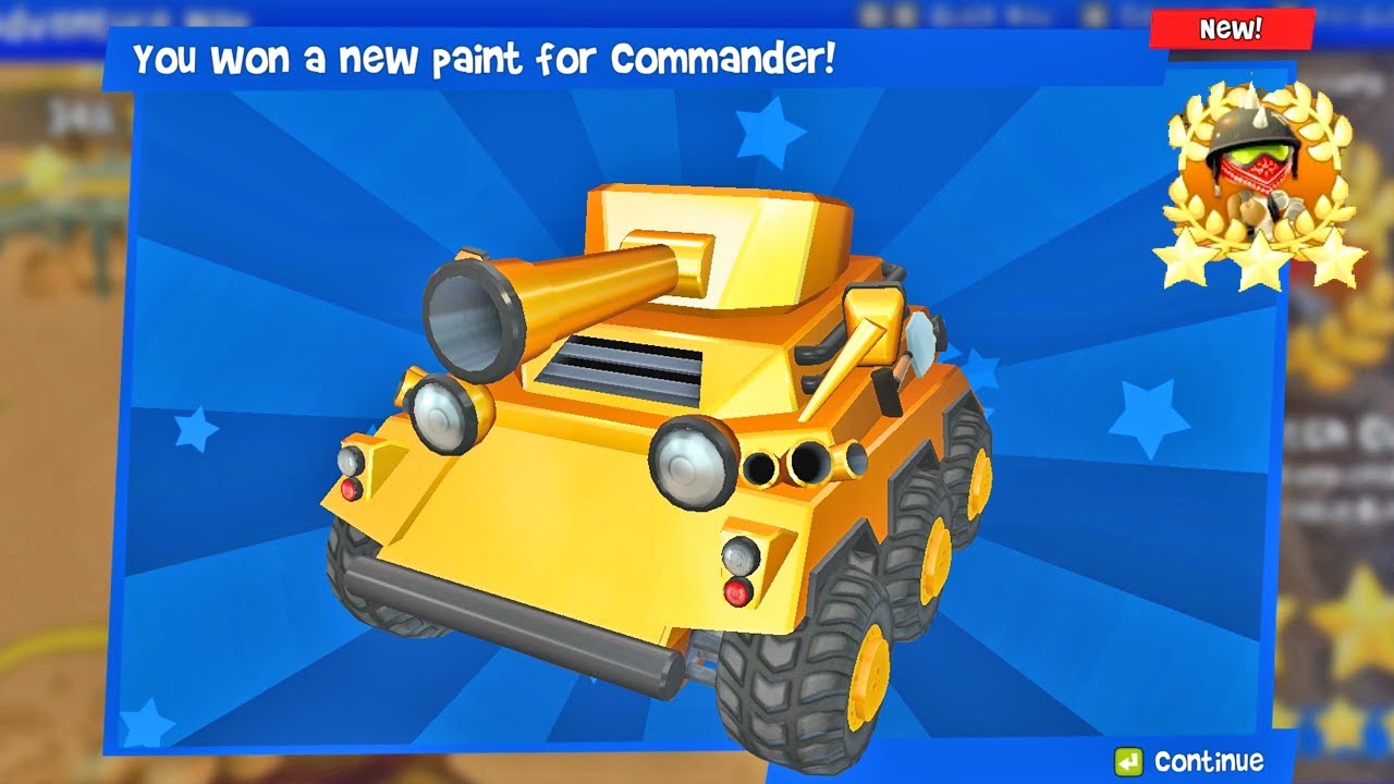 How To Gold Paint Commander Unlocked - Beach Buggy Racing 2 Island ...