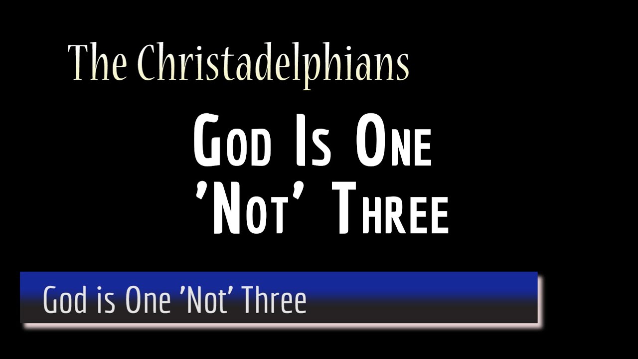 The Trinity Exposed! God Is One Not Three! - Nigel Bernard - YouTube