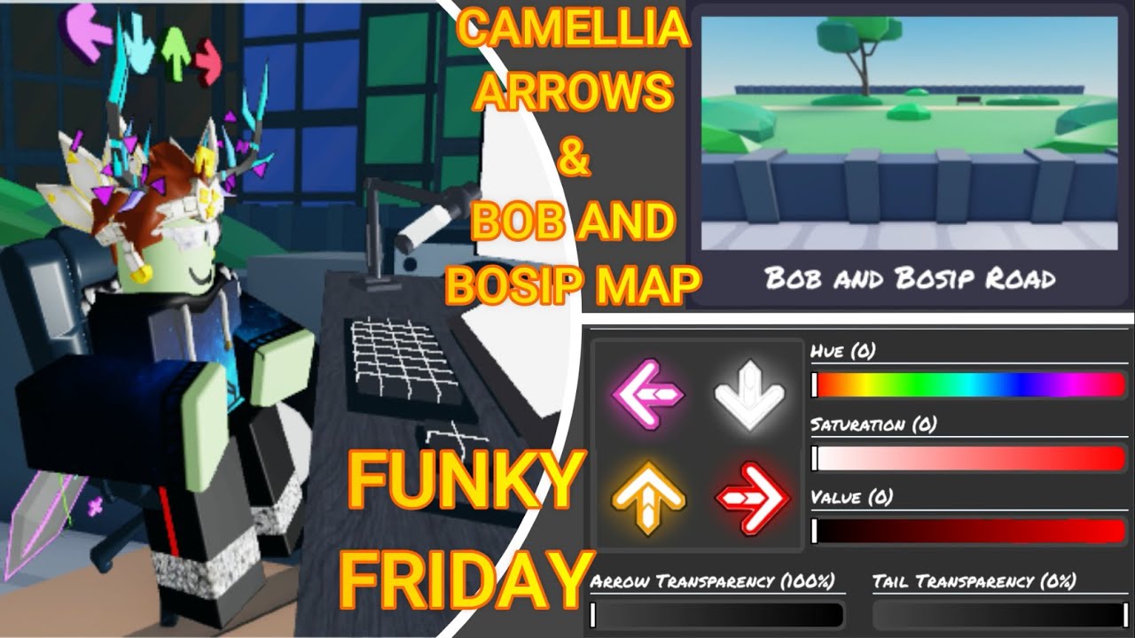 Roblox | NEW Stepmania Arrows NOTE & NEW Bob and Bosip MAP in Funky ...