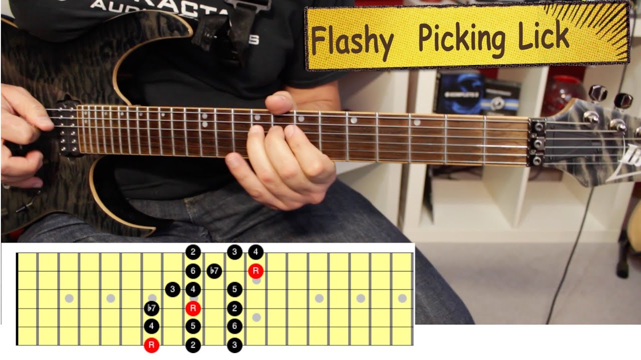 Flashy Alternate Picking Sequence - YouTube