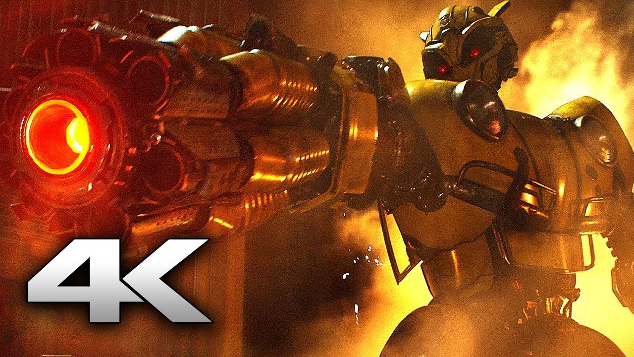 BUMBLEBEE ''Fight Soldiers'' Movie Clip (4K ULTRA HD) 2018 - YouTube
