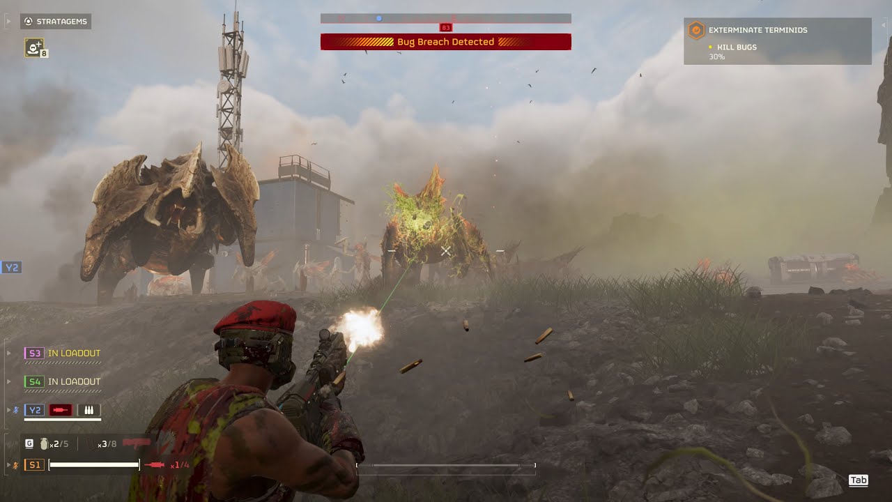 Battle with Terminids - Super Helldive Difficulty - 4K Quality ...