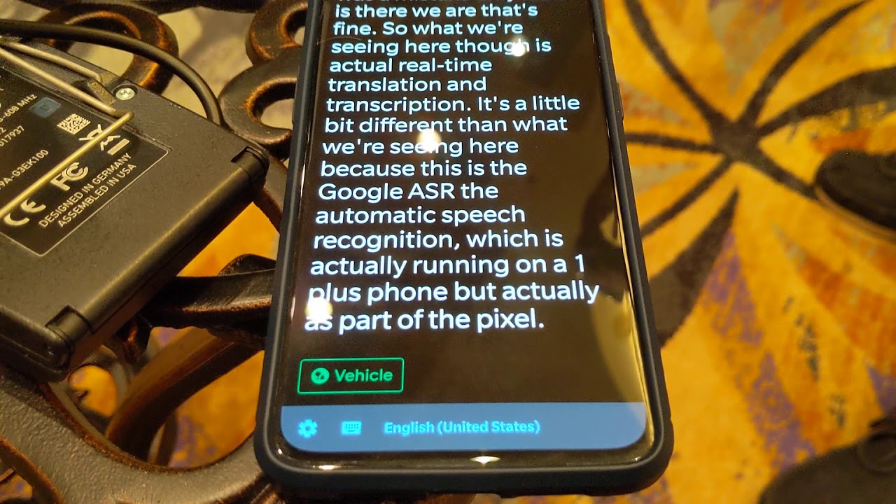 Qualcomm Snapdragon 865 real-time transcription, translation - YouTube