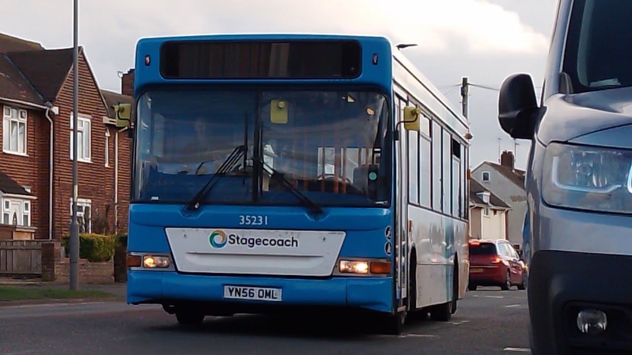 Stagecoach Hartlepool Dennis Dart SLF YN56 OML 35231 - YouTube